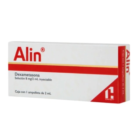 DEXAMETASONA SOLUCION INYECTABLE 8MG/2ML C/1AMPOLLETA (ALIN) COLLINS ...