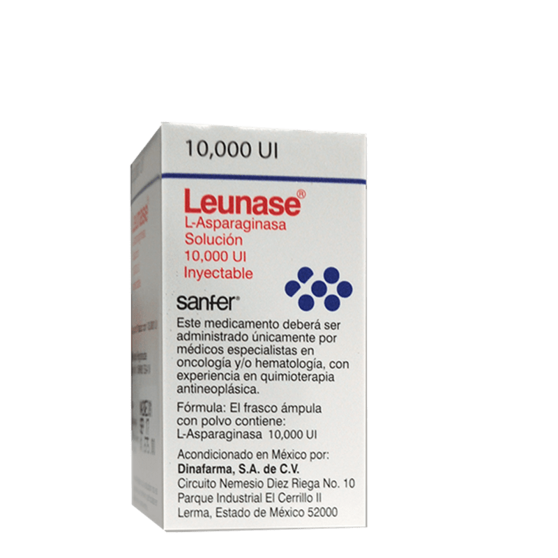 Leunase L-asparaginasa 10,000 UI Frasco con 100 g. TA SANFER | Medical ...